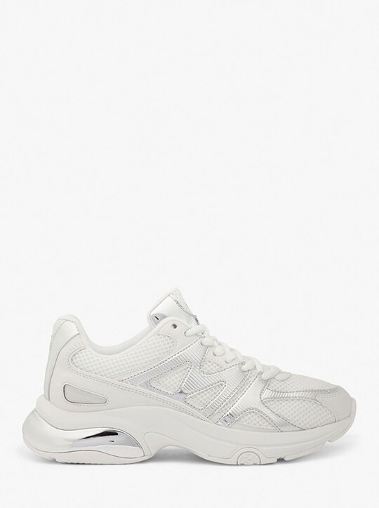 Kit Extreme Mesh and Metallic Trainer, OPT/SILVER | Michael Kors KSA
